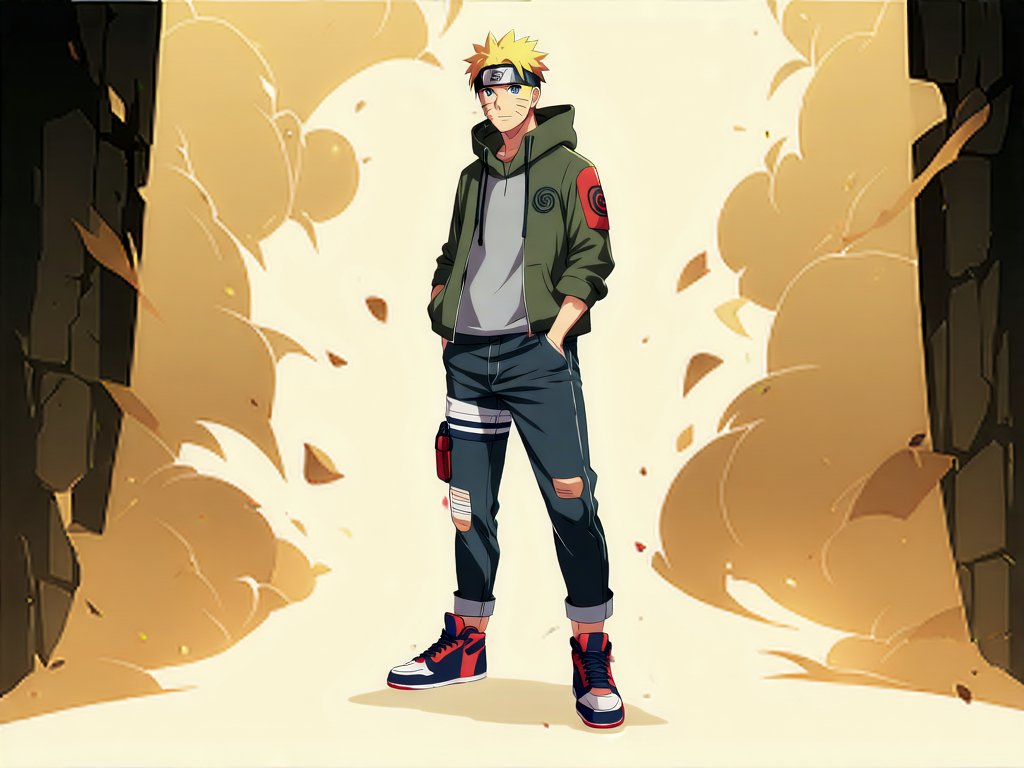 “Embrace Casual Chic Naruto's Ultimate Street Style Transformation ...