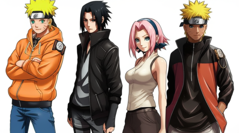 Unleashing Style How 'Naruto' Characters Rock Casual Outfits with ...